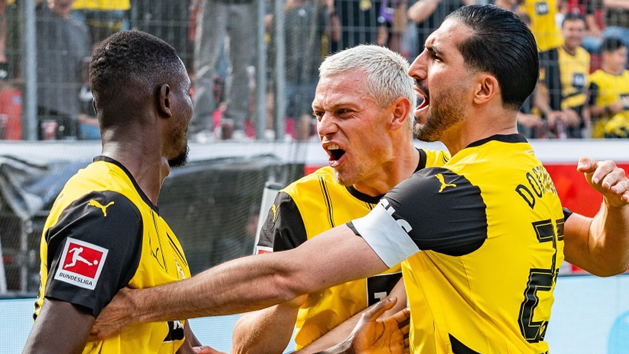 Borussia Dortmund gewinnt bei Bayer Leverkusen und wahrt CL-Chance ...