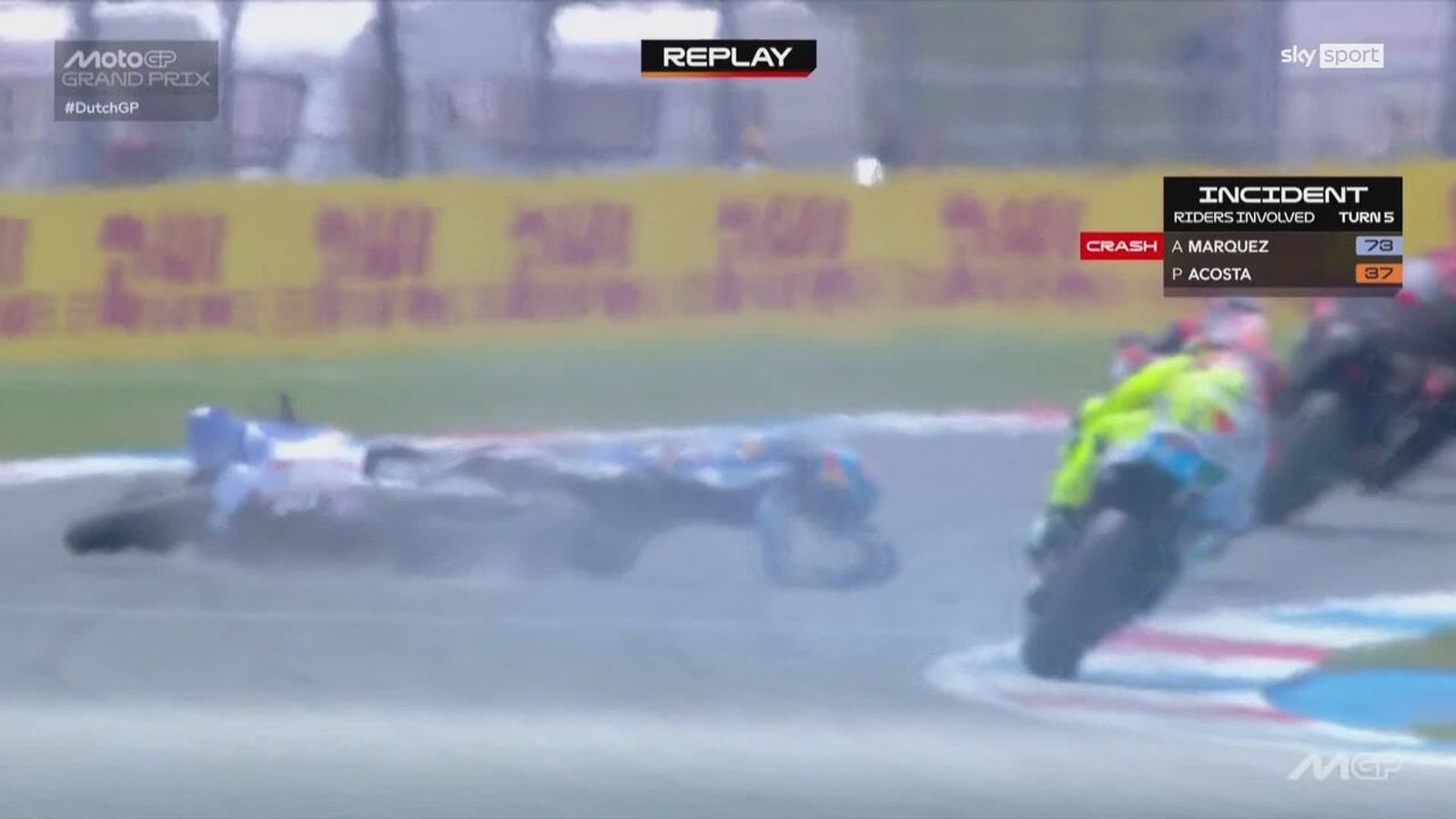 MotoGP: Folgenschwerer Crash! Hier bricht sich Alex Marquez die Hand ...