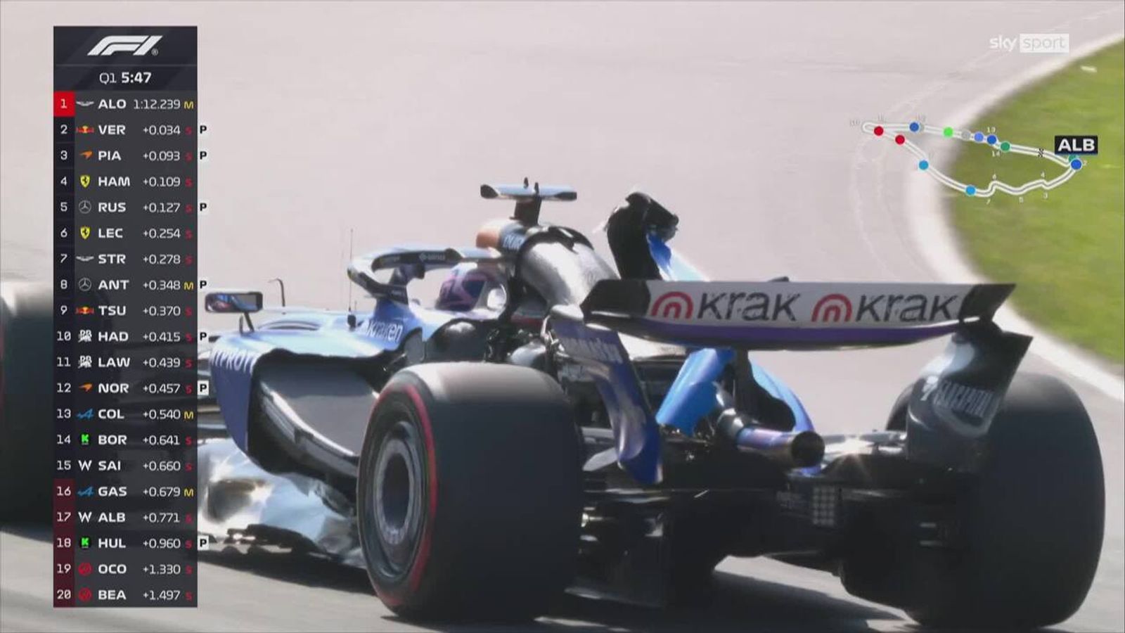 F1-Bolide fliegt bei Vollgas auseinander! | In-Race Video | Formel 1 ...