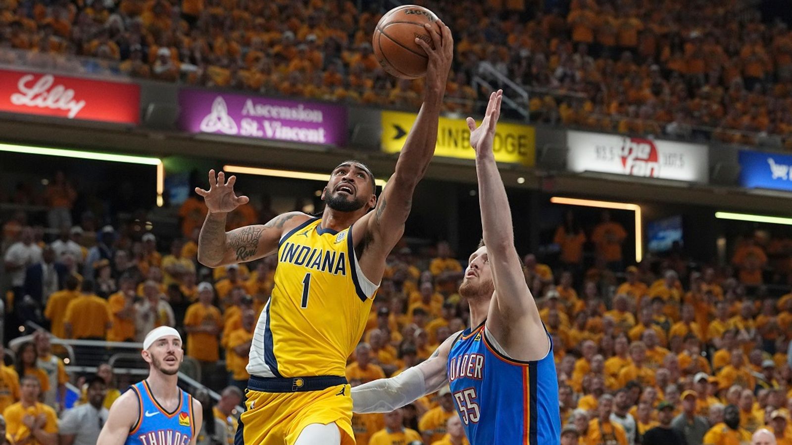 Isaiah Hartenstein verliert mit Oklahoma City Thunder gegen die Indiana ...