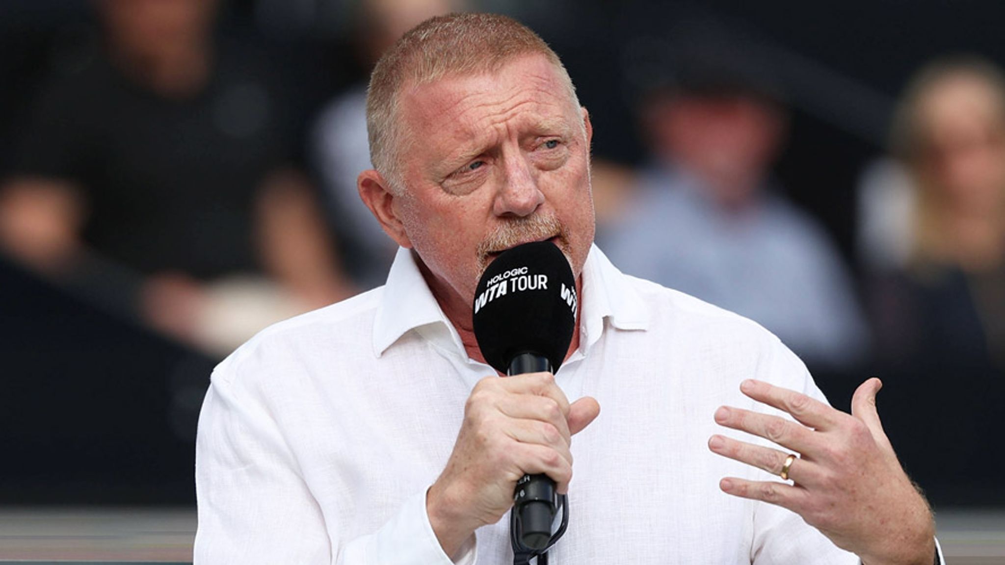 Boris Becker und Andrea Petkovic kommentieren ATP Finals live bei Sky ...