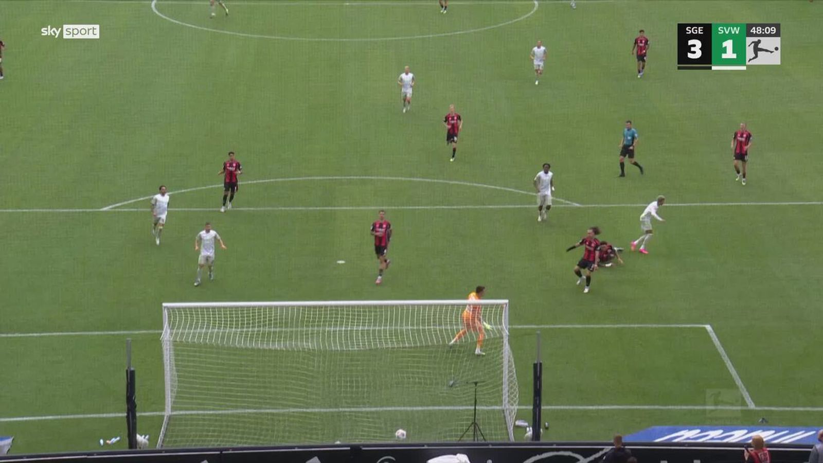 Frankfurt 3:1 BREMEN | Njinmah mit der direkten Antwort (48. Min.) | In ...