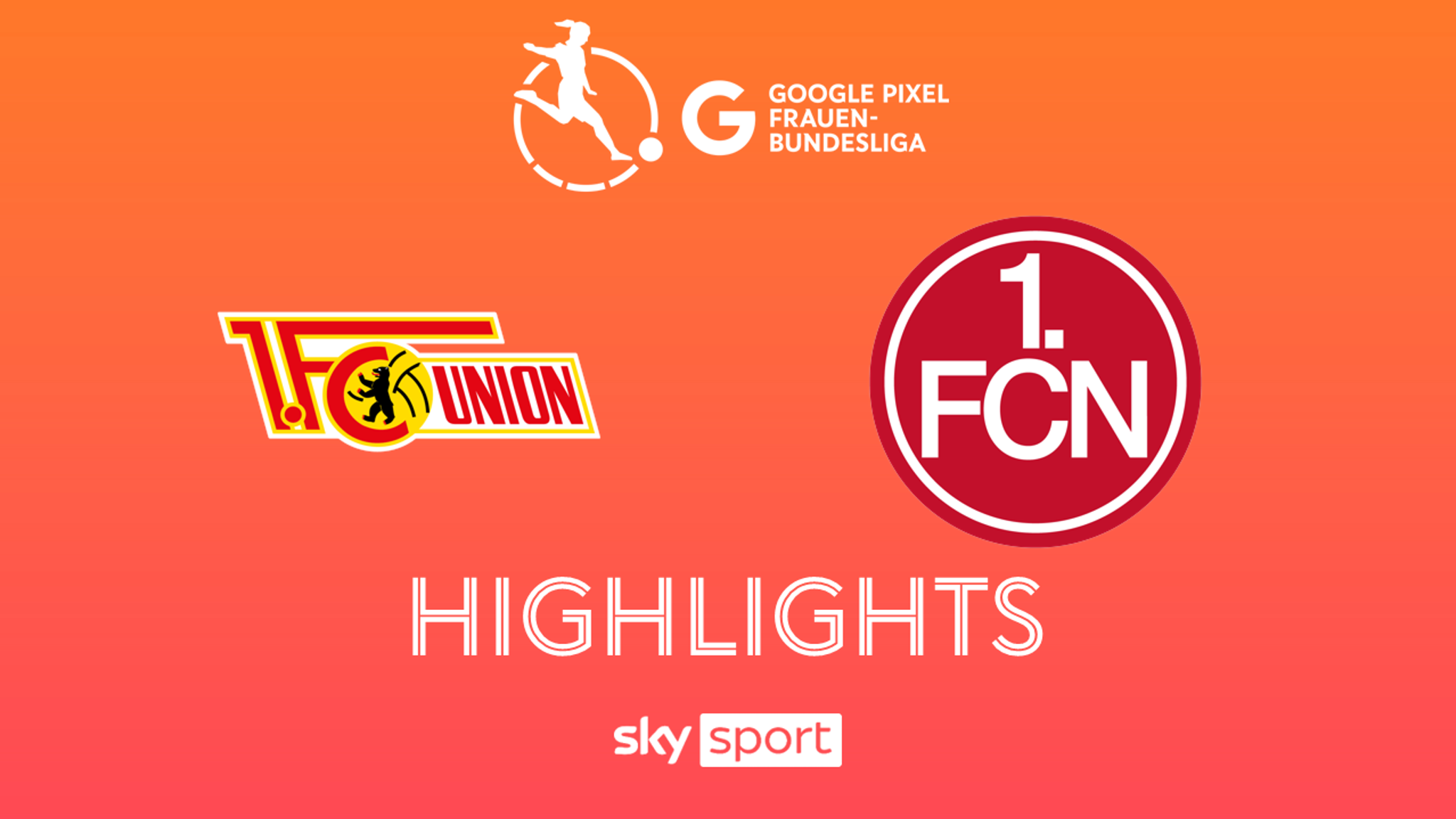 Spielfilm | Union Berlin Frauen - Nürnberg Frauen | 07.09.2025