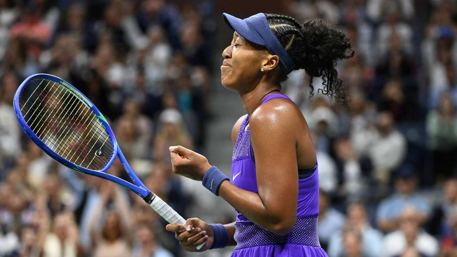 Naomi Osaka steht nach einem Sieg gegen Muchova im US-Open-Halbfinale ...