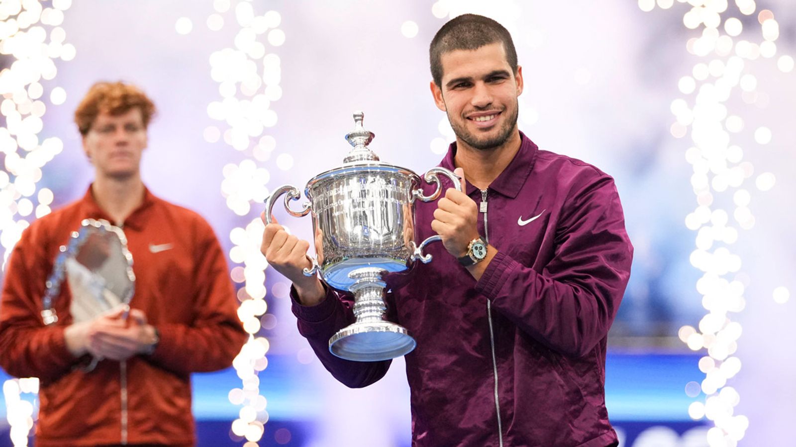 Carlos Alcaraz gewinnt Finale der US Open gegen Jannik Sinner | Tennis News | Sky Sport