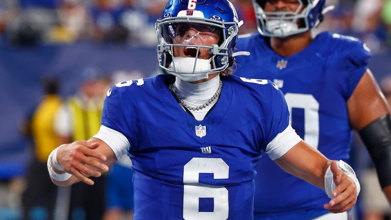Giants: Chance für Rookie Jaxson Dart - Russell Wilson muss auf die Bank | NFL News | Sky Sport