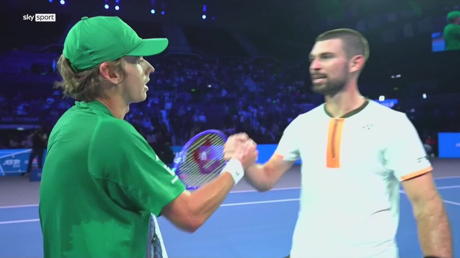 300. Sieg! De Minaur feiert Jubiläum in Runde eins der "Erste Bank Open ...