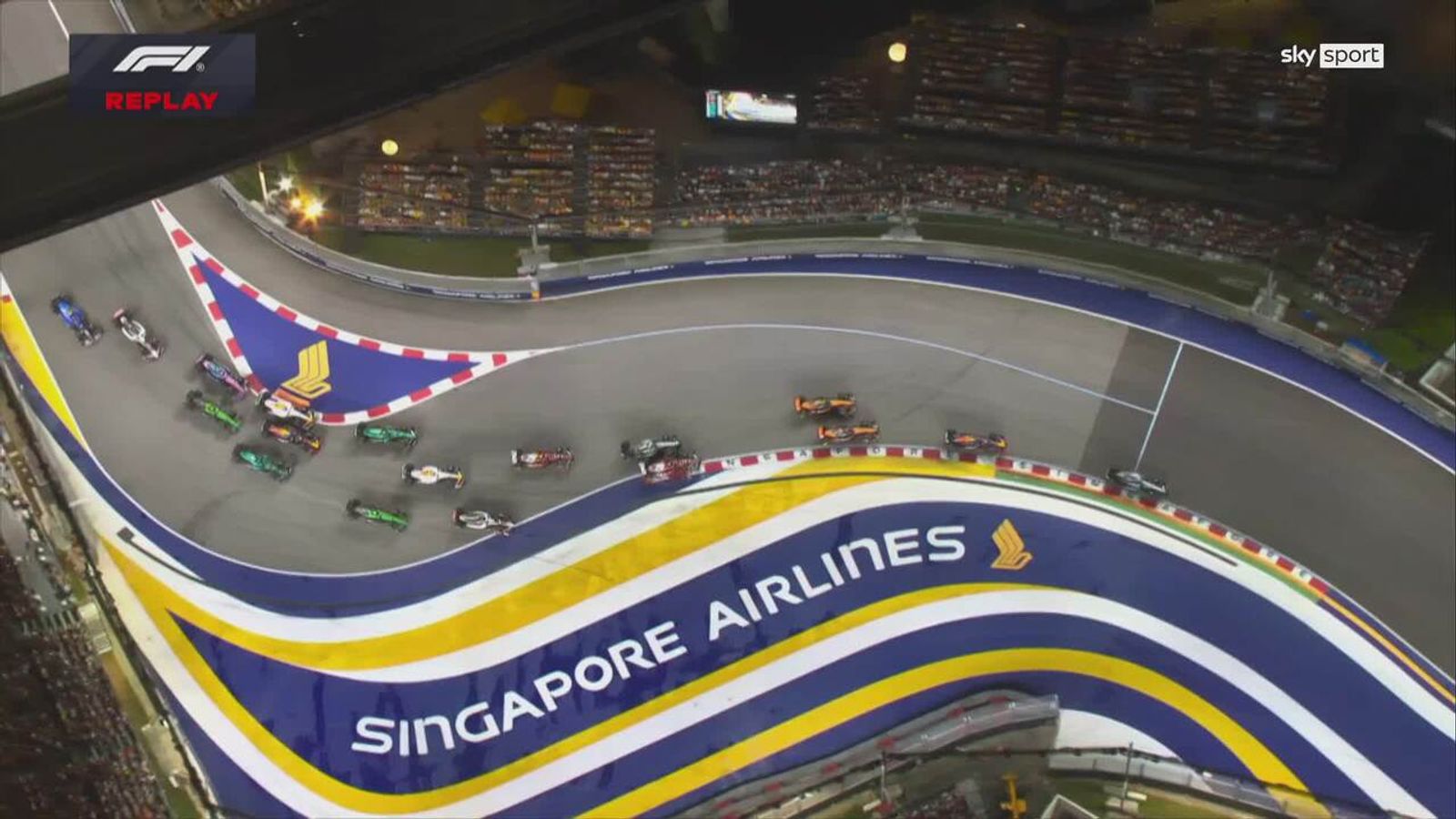 Starker Start von Russell - Norris und Piastri im Duell | In-Race Video ...