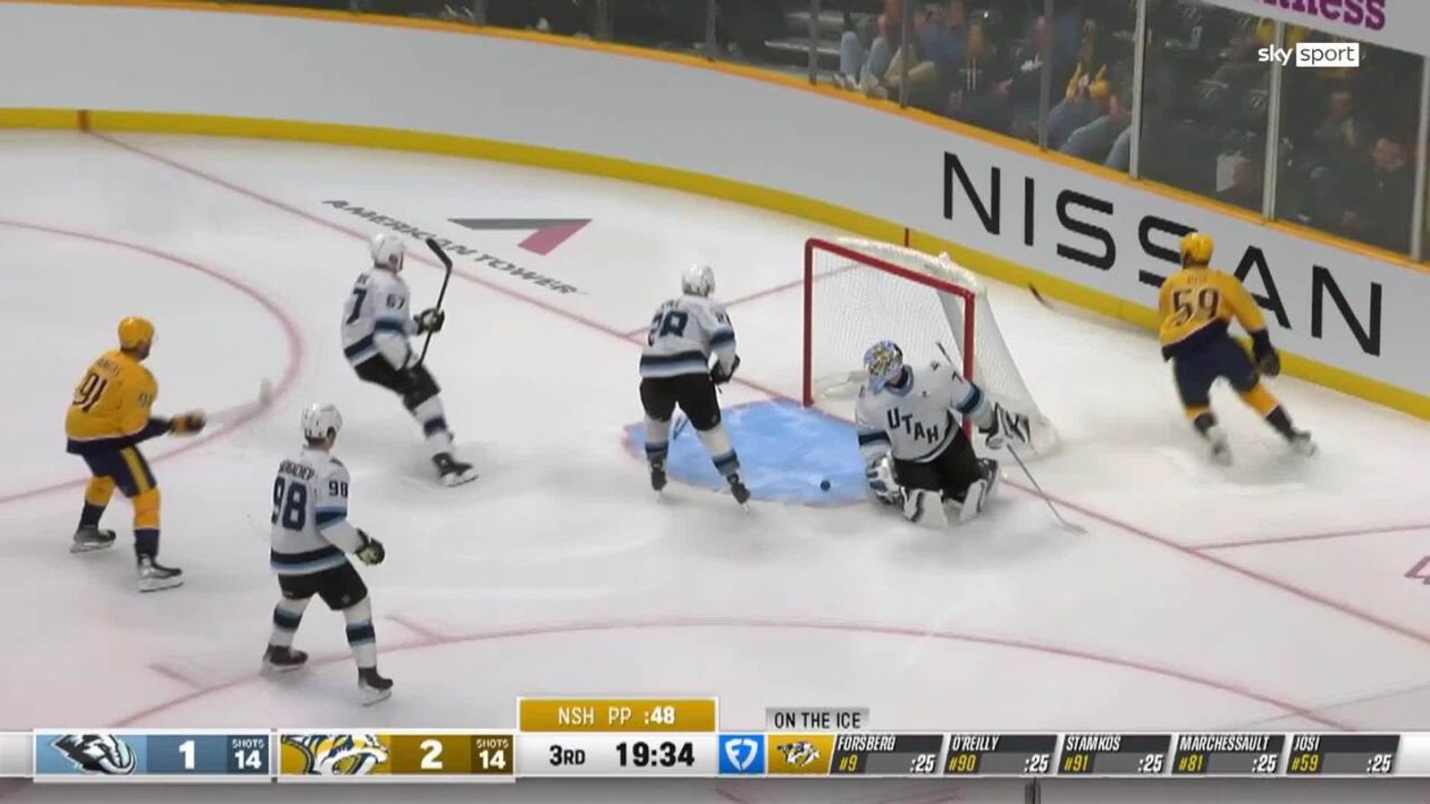 Peterka gewinnt mit Utah in Nashville | NHL News | Sky Sport