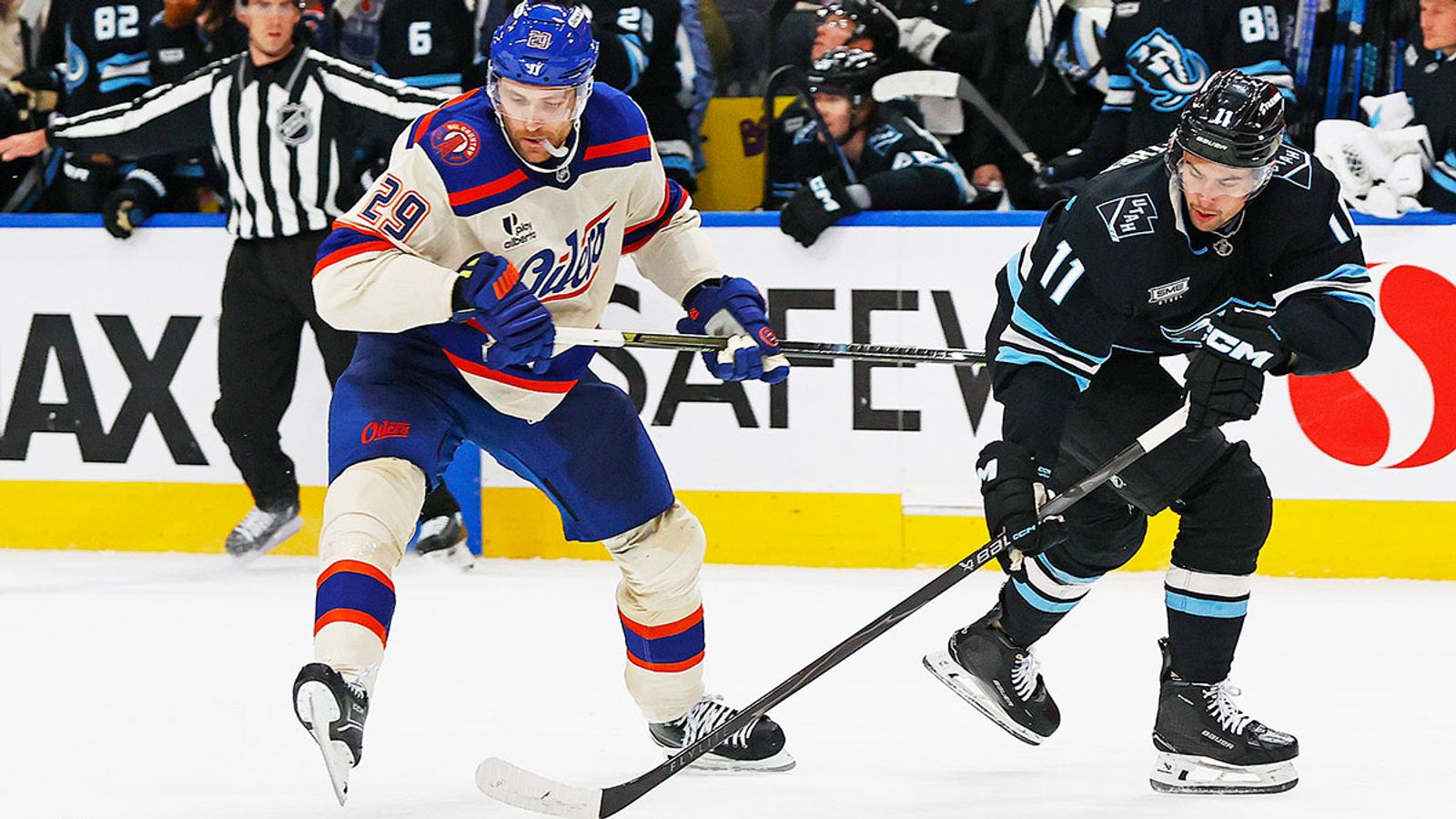 Draisaitl & Oilers besiegen Peterka & Mammoth in der NHL - Sturm ...