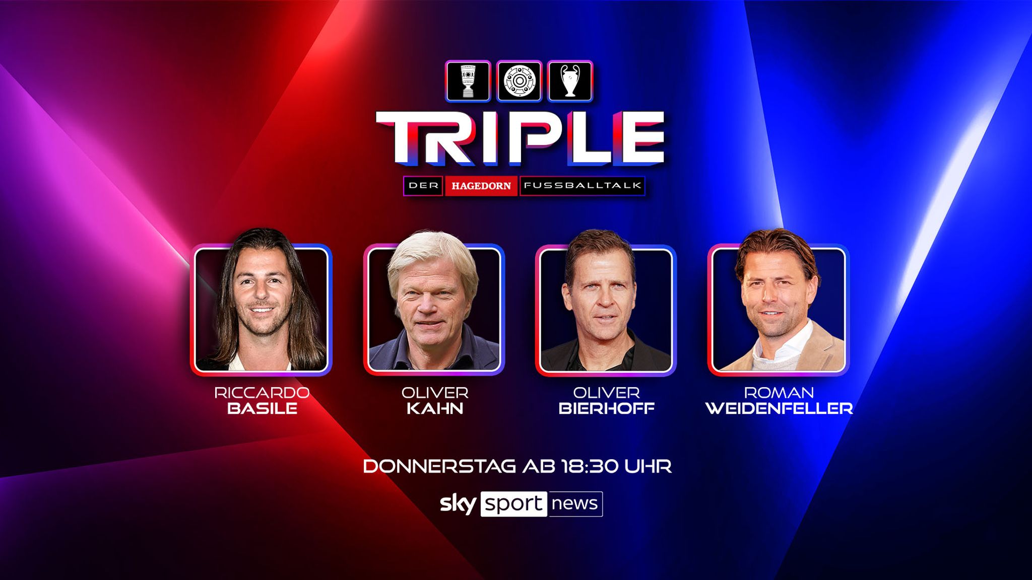 "Triple - der Fußballtalk": Live und exklusiv im kostenlosen Stream ...