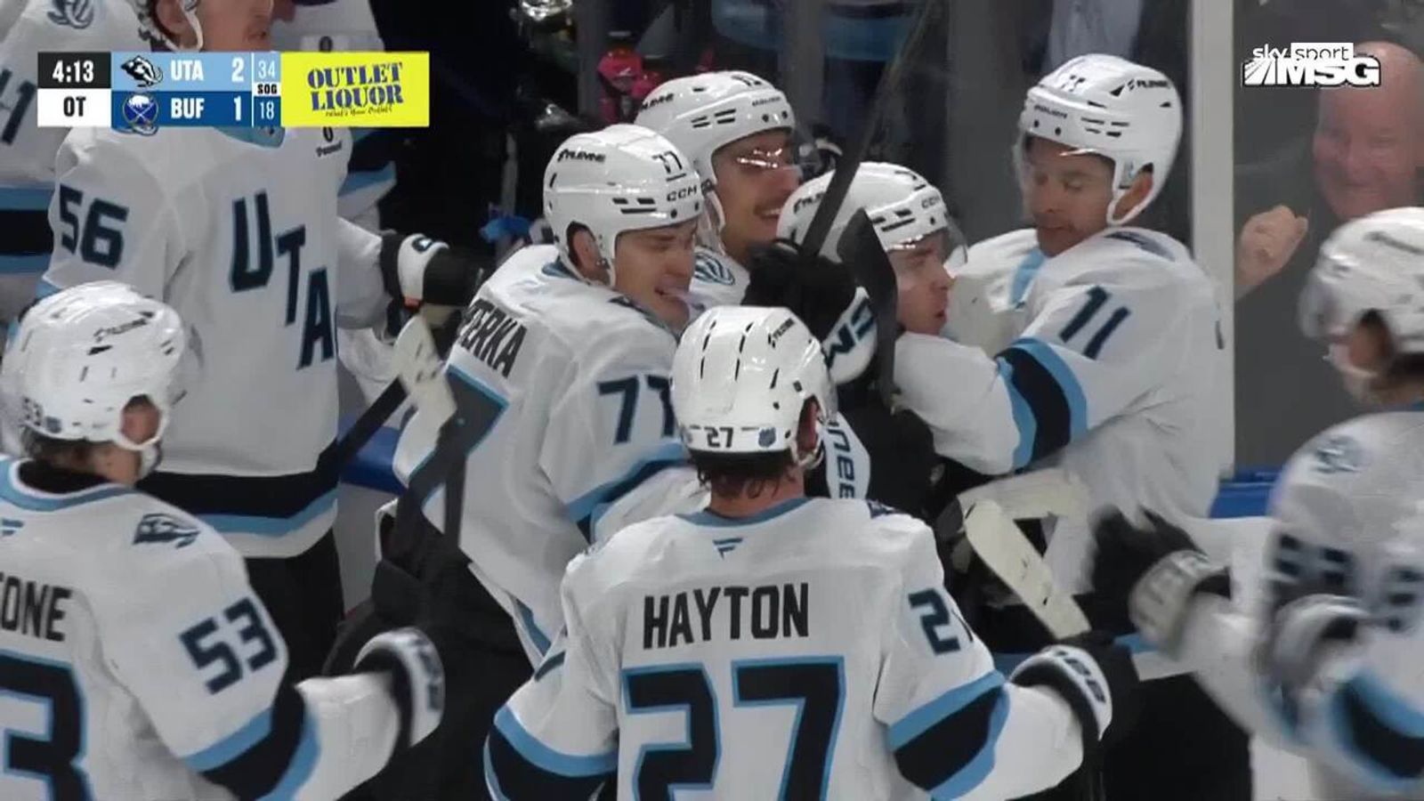 Peterka gewinnt mit Utah bei seinem Ex-Klub | NHL News | Sky Sport