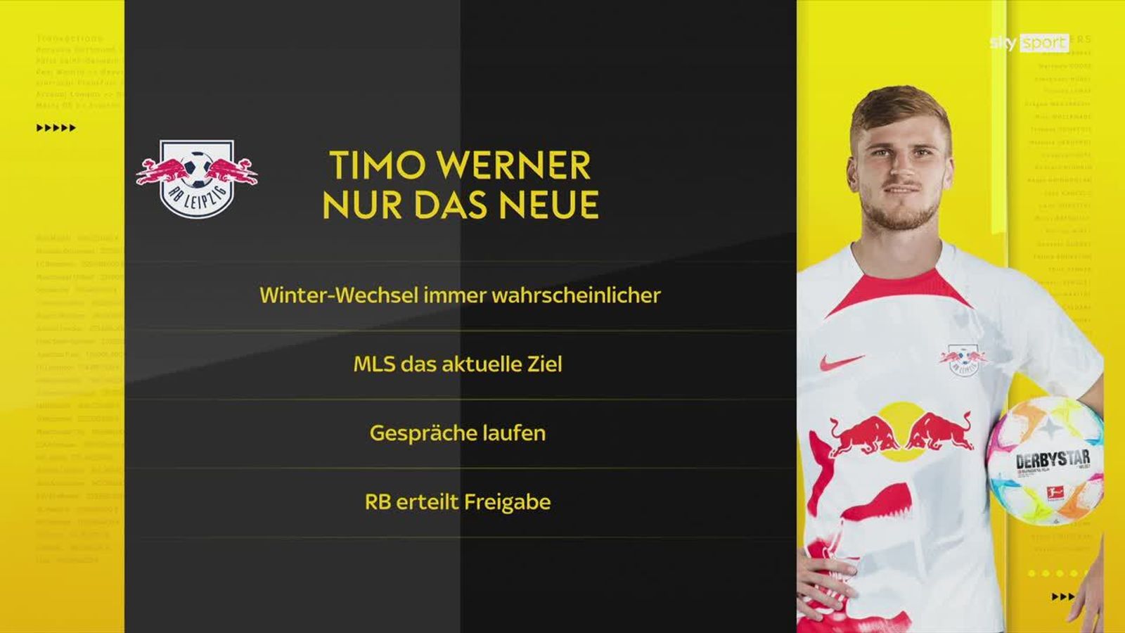 Ziel steht fest: Werner vor Winter-Wechsel! | Fußball News | Sky Sport
