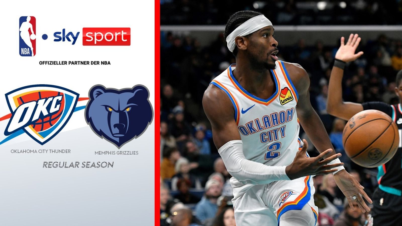 SGA und Hartenstein führen OKC zum Sieg über Grizzlies | NBA News | Sky ...