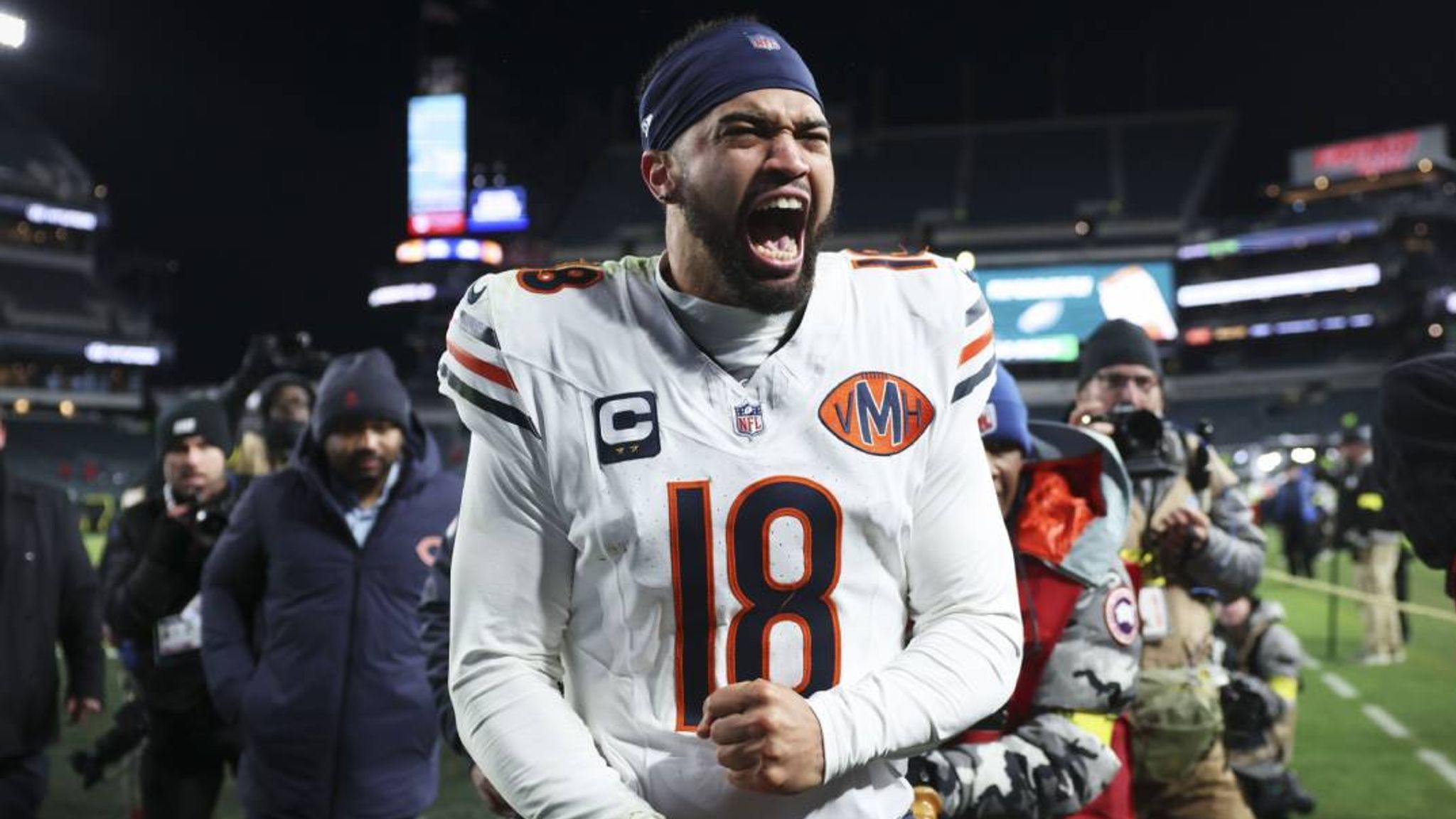 Chicago Bears gewinnen gegen Philadelphia Eagles in der NFL | NFL News ...