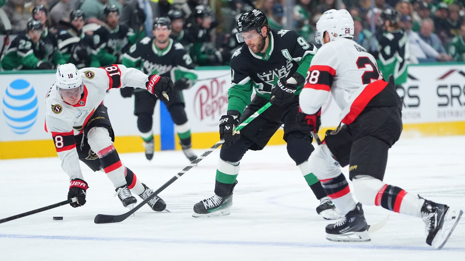 Tim Stützle verliert in der NHL mit Senators gegen Dallas Stars | NHL ...