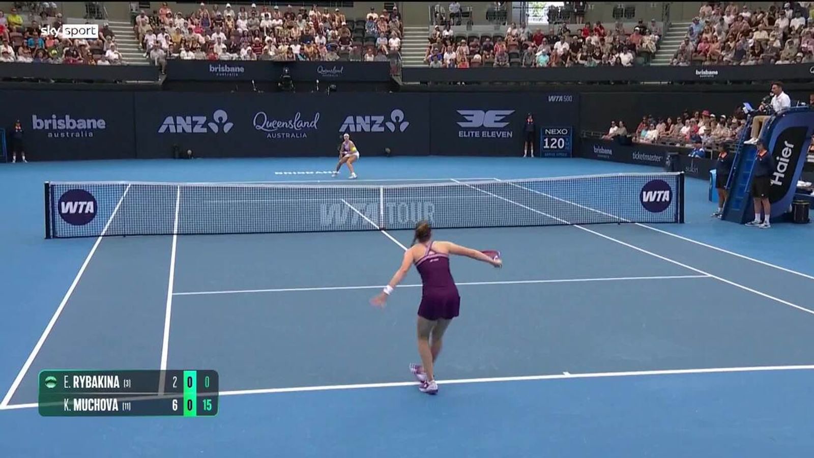 Brisbane Open: Muchova kann sich gegen Rybakina durchsetzen | Tennis ...