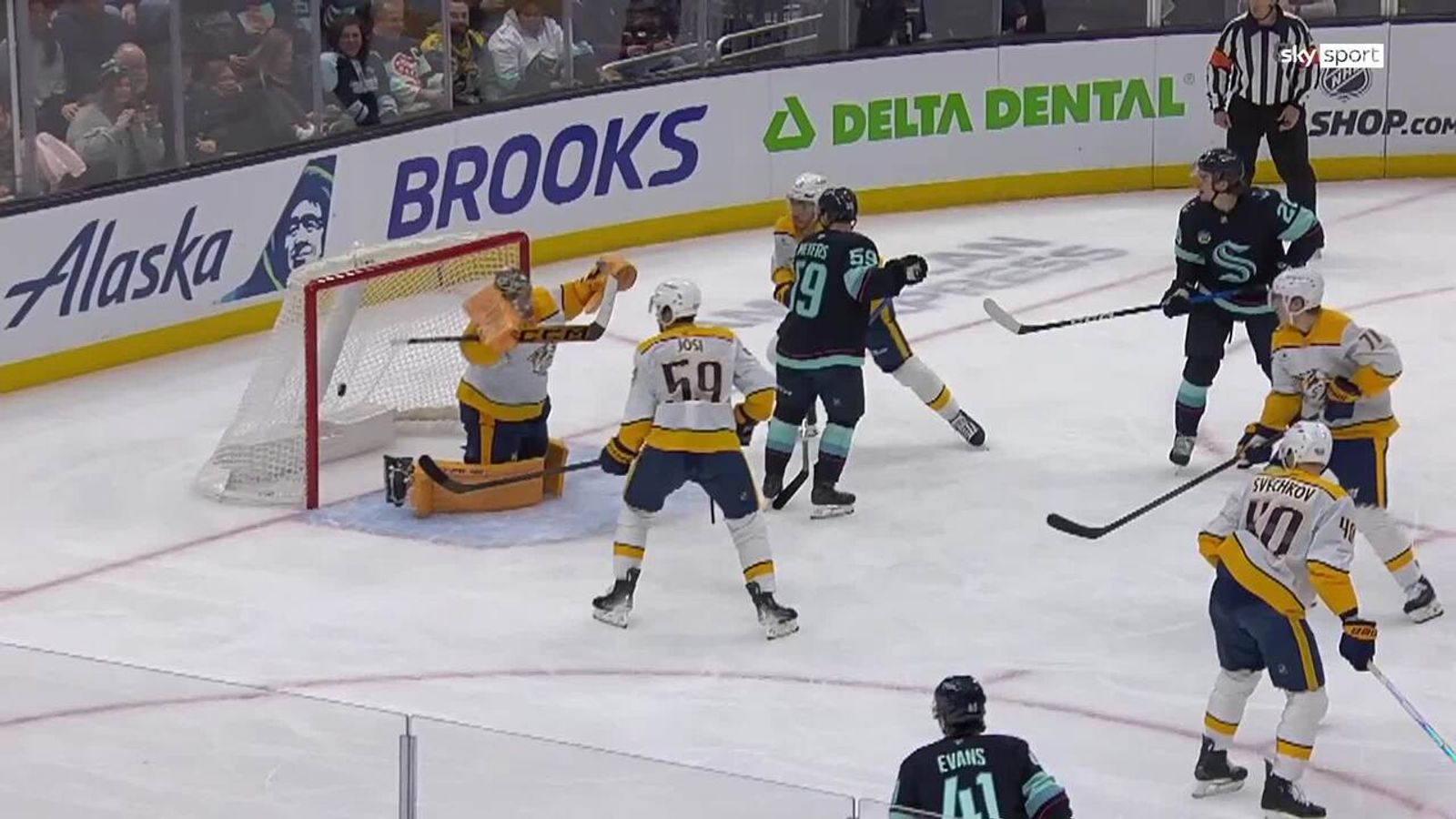 Grubauer gewinnt mit Kraken klar gegen Predators | NHL News | Sky Sport
