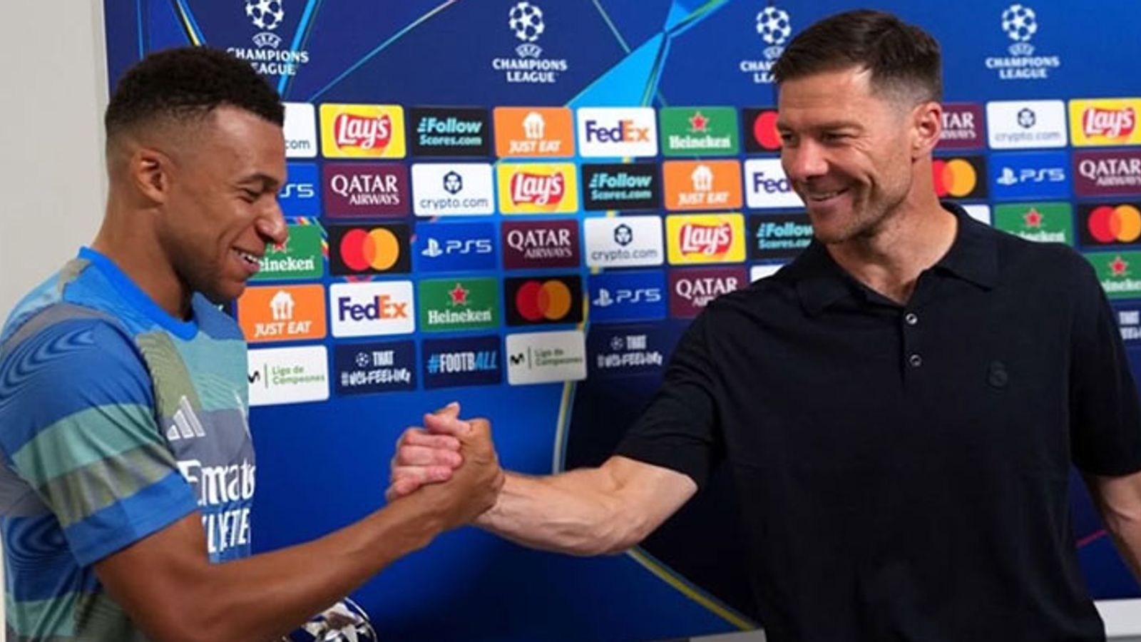 Real-Superstar Kylian Mbappe verabschiedet Xabi Alonso nach Entlasssung ...
