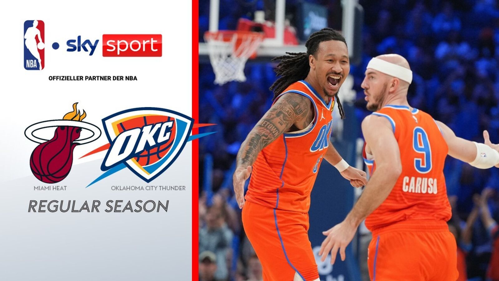 Meister OKC findet neue Stärke - Sieg über Miami Heat | NBA News | Sky ...
