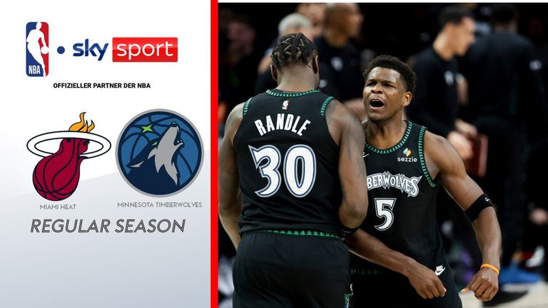 Edwards führt Timberwolves zum 28-Punkte-Sieg über Miami Heat | NBA ...