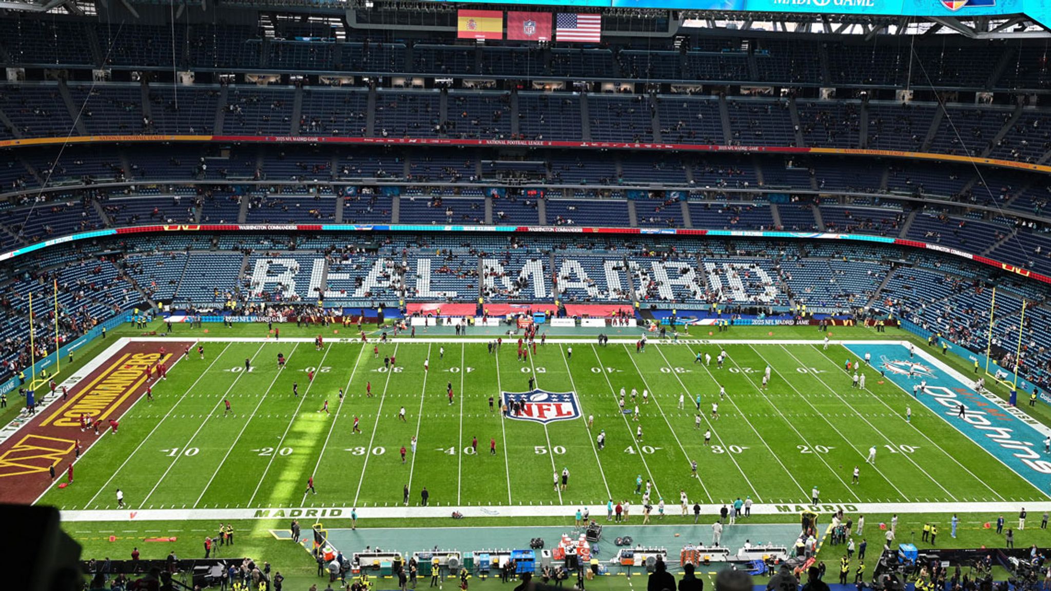 Die NFL kommt in den nächsten Jahren wieder nach Madrid | NFL News ...