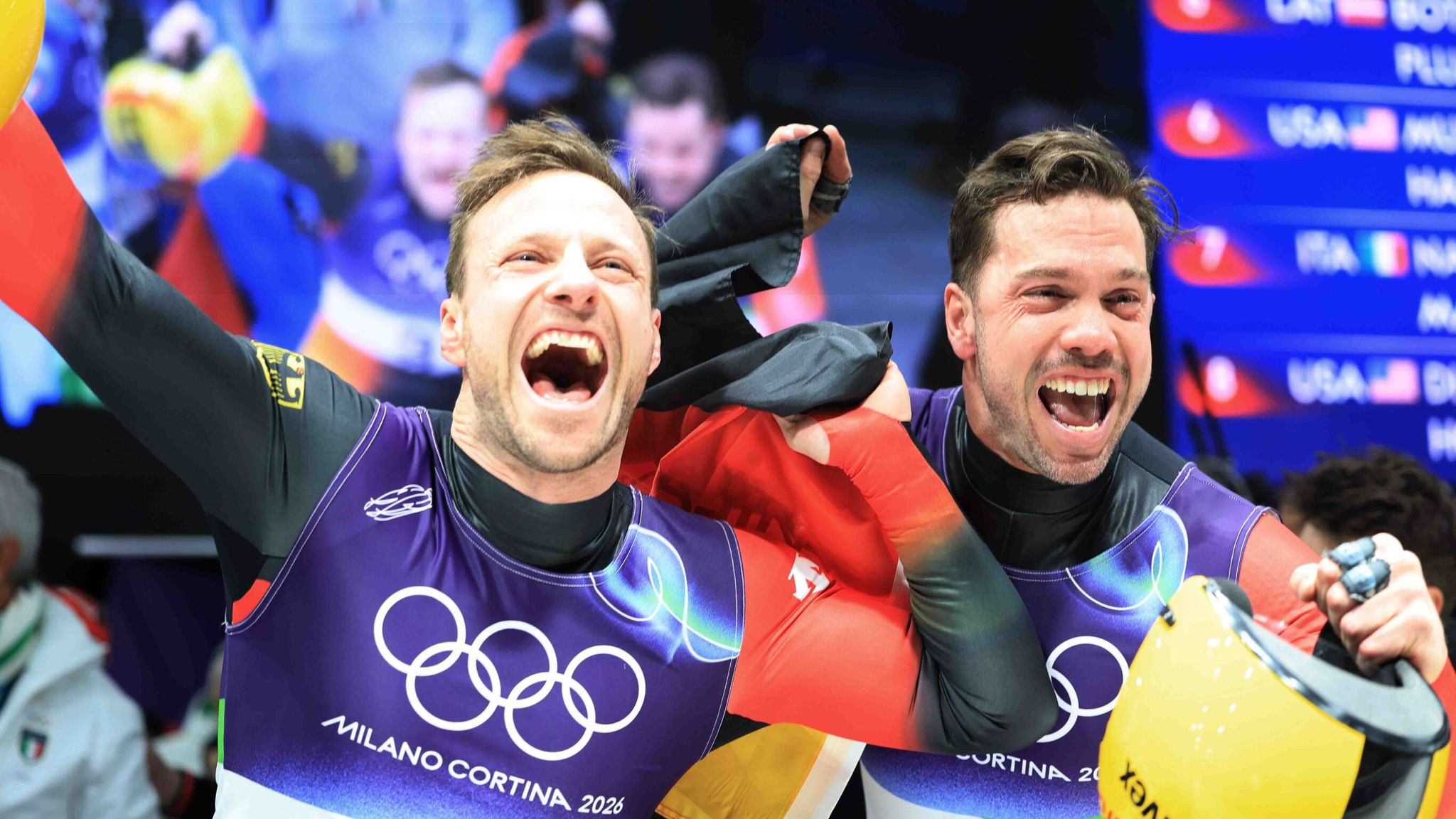 Rodler Wendl und Arlt deutsche Fahnenträger bei Olympia-Schlussfeier ...