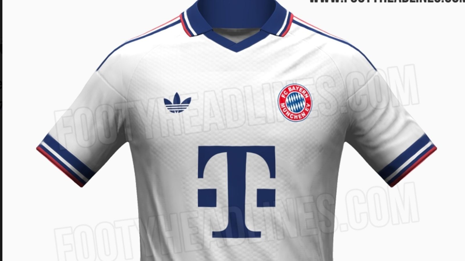 Auswärtstrikot des FC Bayern für die Saison 2026/2027 geleakt | Fußball ...