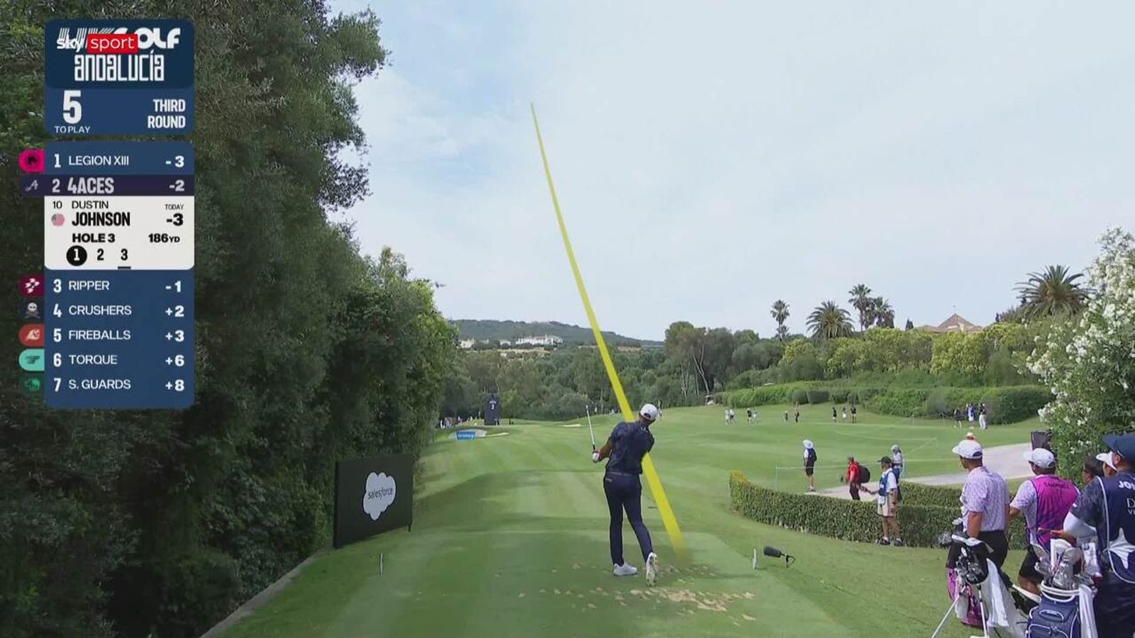Zweites Hole-in-One in Valderrama! Johnson trifft aus 186 Yards | Golf ...